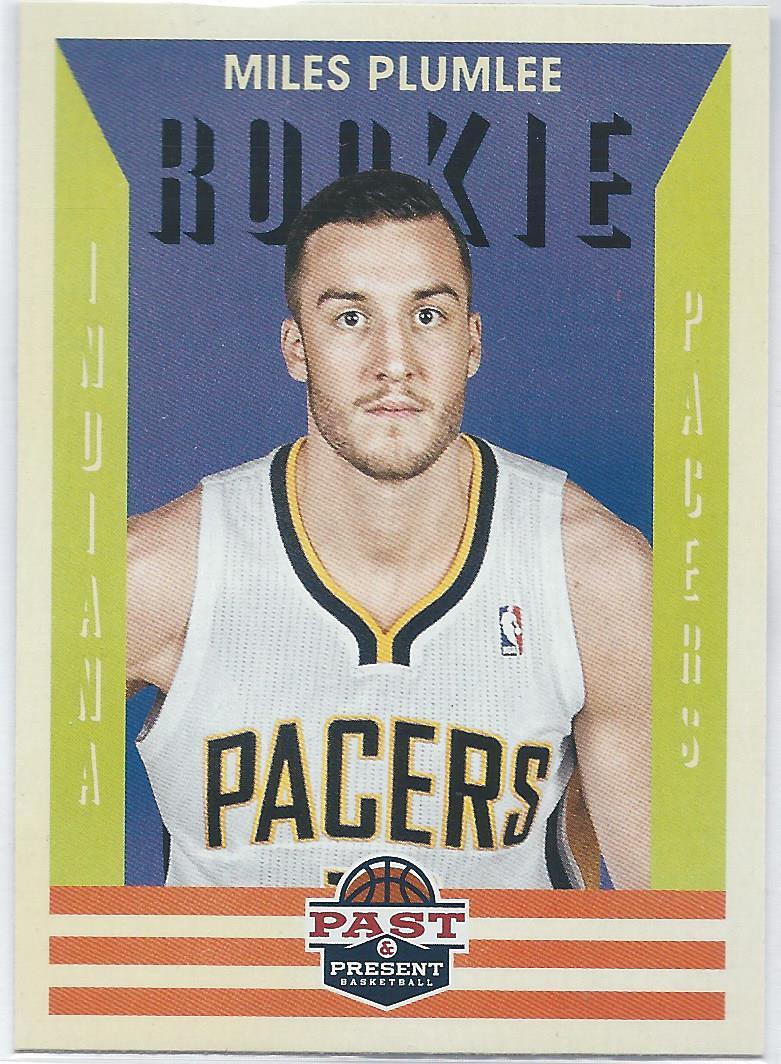 2012-13 Panini Past & Present Rookie MILES PLUMLEE Pacers Phoenix Suns ...
