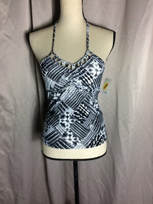 So Womens Swim Top Size Small S Multicolor Halter | eBay