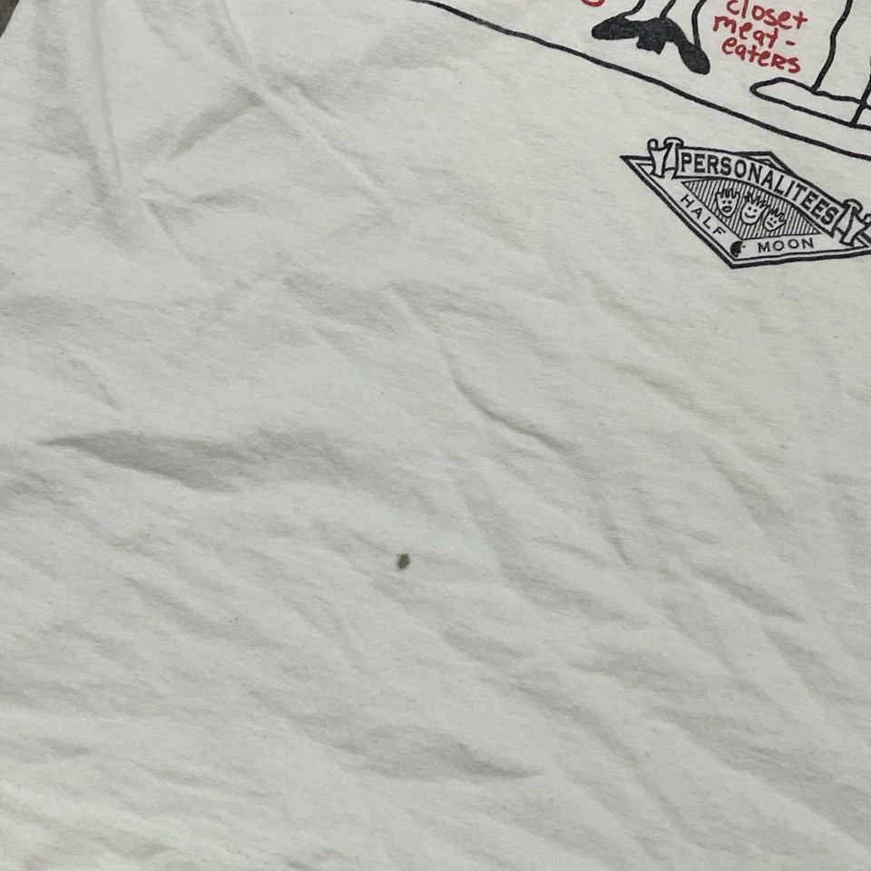 Vintage 90s Politically Incorrect Funny Script Tee White T Shirt Adult ...