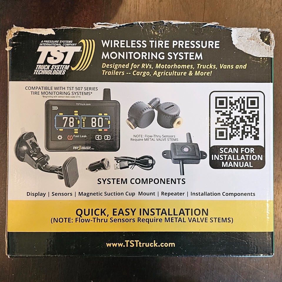 TST 770 Series 4 RV Cap Sensor TPMS Kit (TST-770-FT-4-TC) | eBay