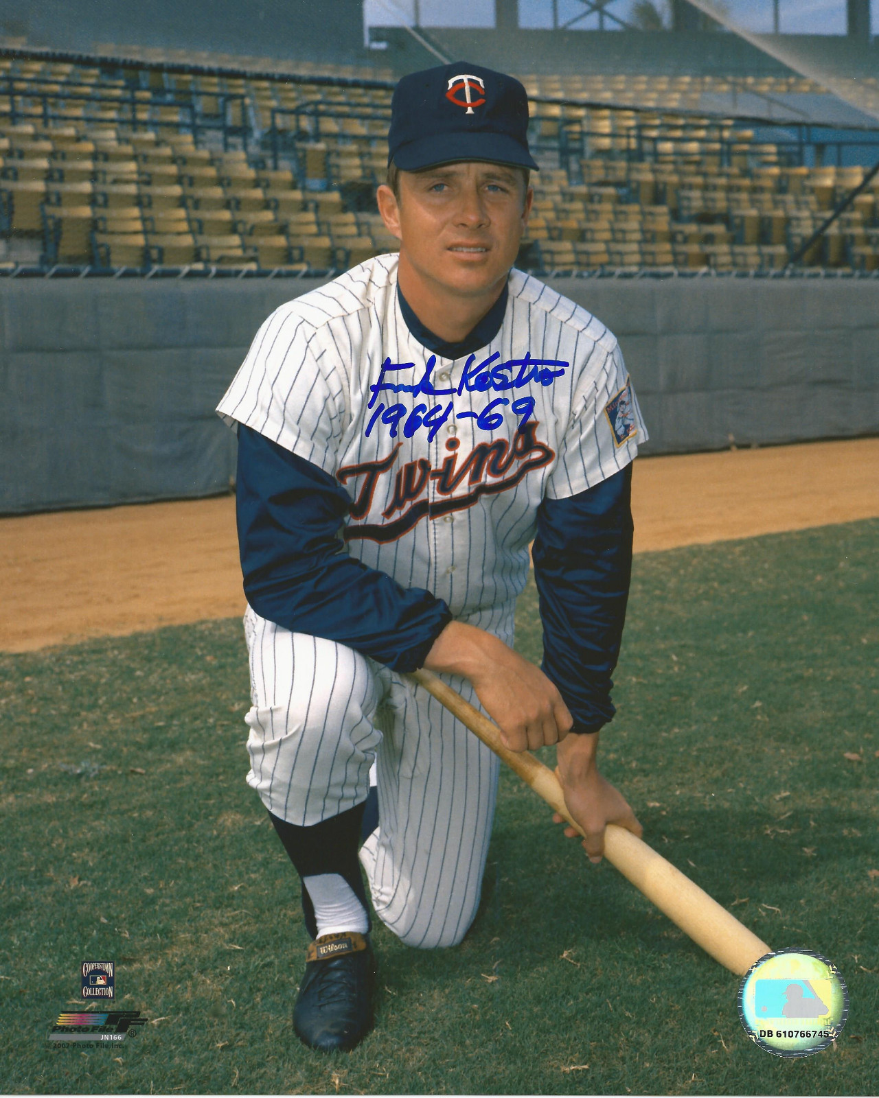 FRANK KOSTRO Autographed Signed 8 x 10 Photo Minnesota Twins COA | eBay