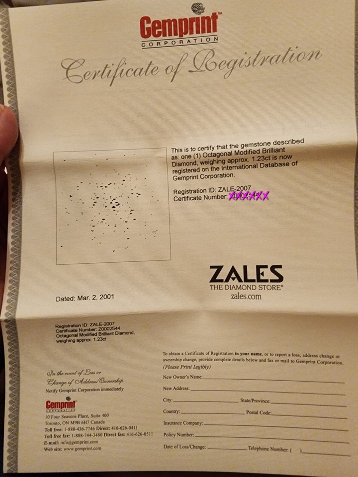 1.23 ct Zales Diamond Octillion Solitare Engagement Anniversary ...