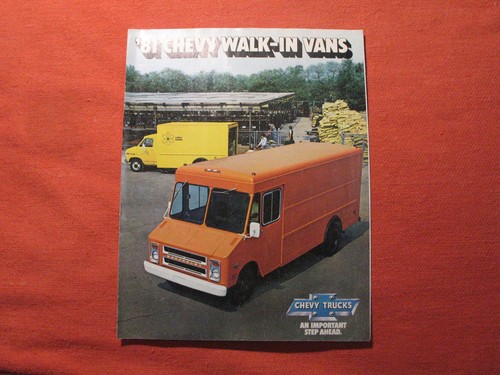 Chevrolet Chevy Walk-in Vans brochure 1981 | eBay