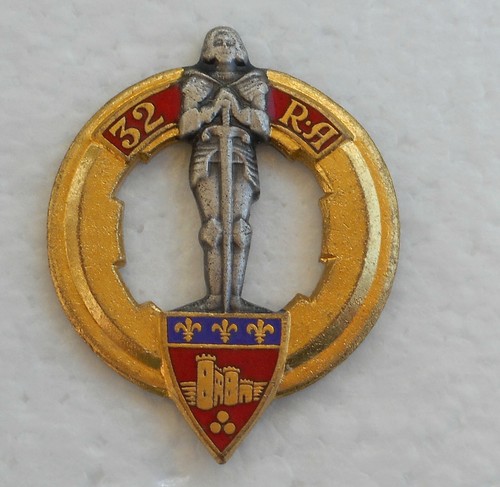 OLD ORIGINAL FRENCH 32ND ARTILLERY REGT. (32 RA) | eBay