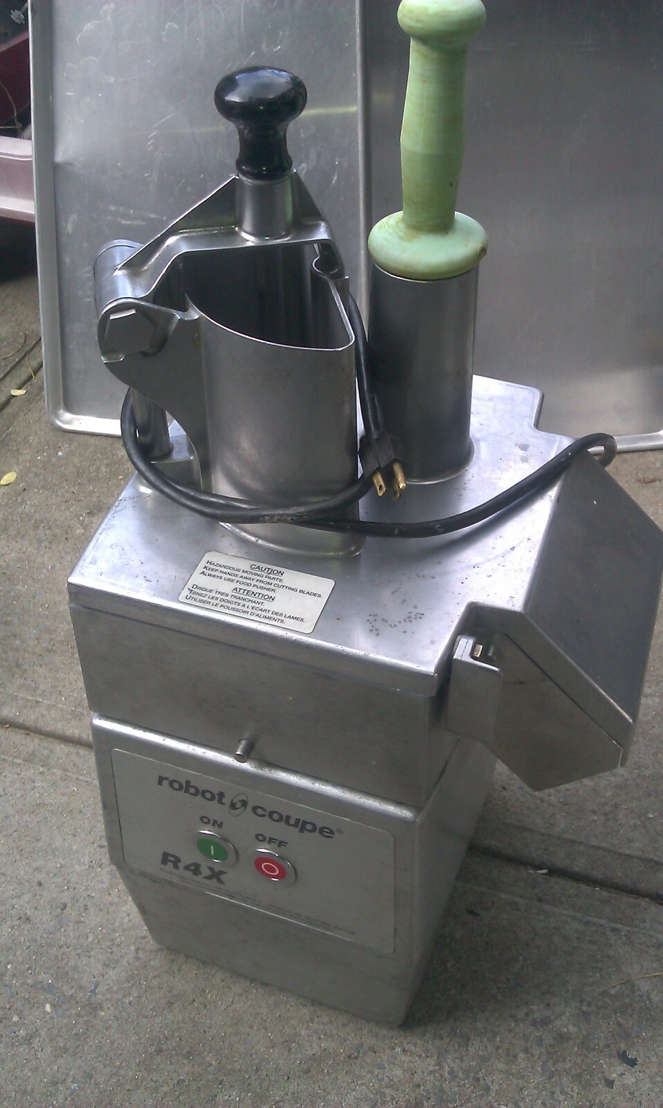 Robot Coupe R4N R6N Series D Food Processor w +Blades & #/Options Used ...