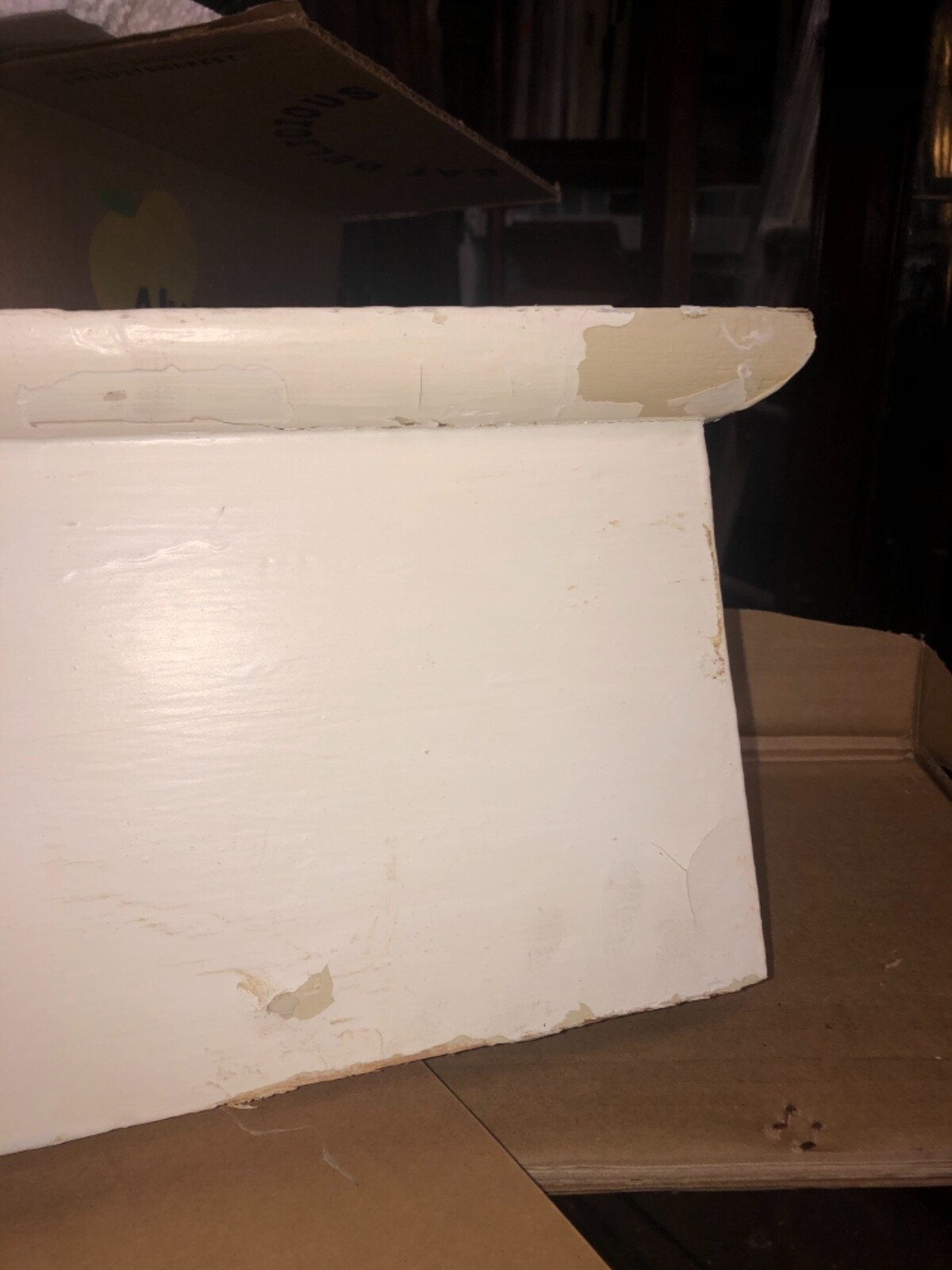 c1860 vintage WINDOW pediment VICTORIAN lintel ~ header 45/43” x 8.5 x ...