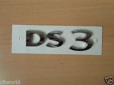 GENUINE CITROEN FACE LIFT DS3 REAR BADGE 9814125680 | eBay UK