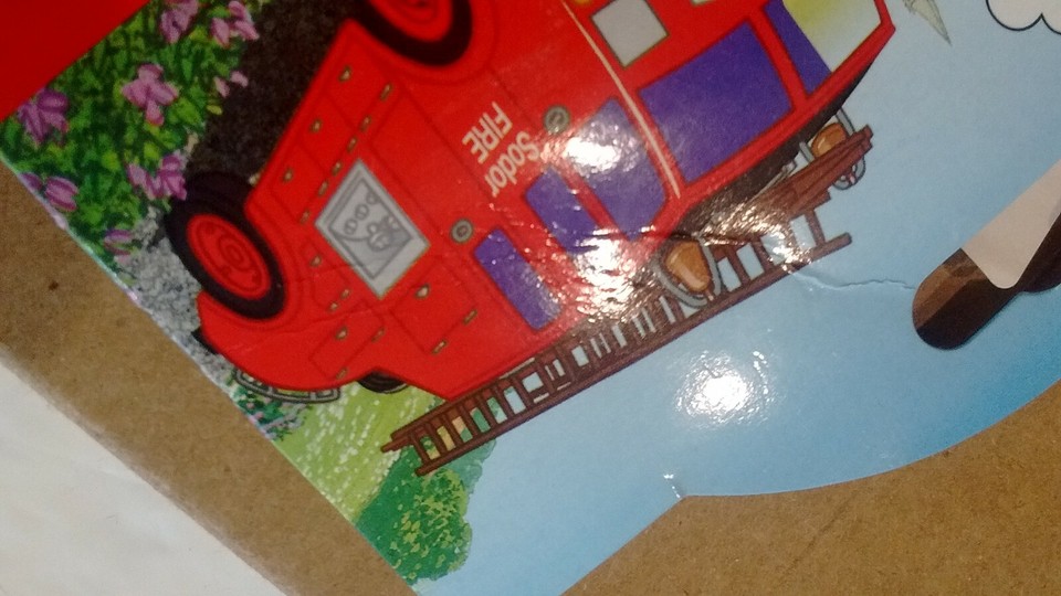 ES202 2000 Authentic Britt Allcroft ERTL Thomas Train Magic fire engine ...