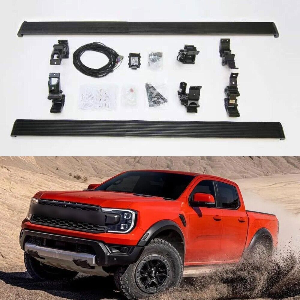 2Pcs Deployable Electric Running Board Nerf Bar Fits for Ford Ranger ...