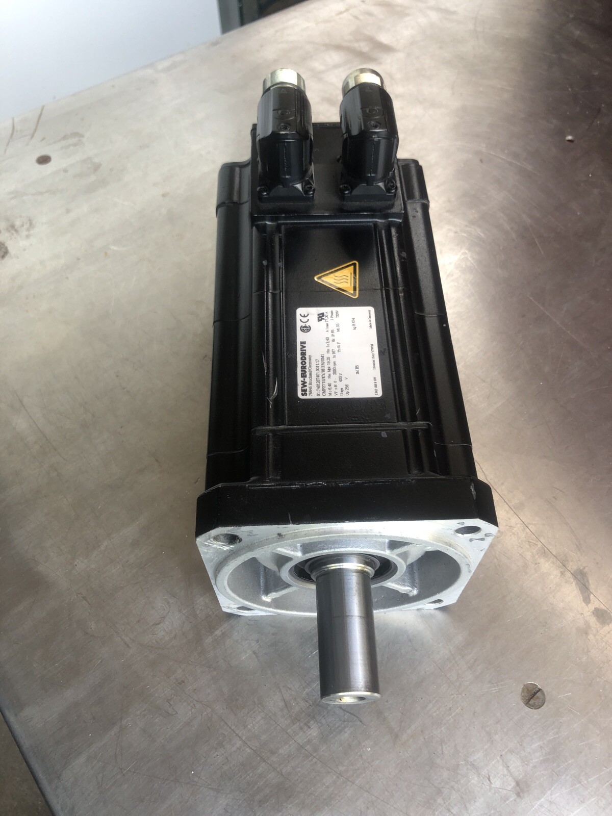 SEW Eurodrive CMP Servo Motor CMPZ71S/KY/RH1M/SM1, 6.4Nm (19.2Nm ...