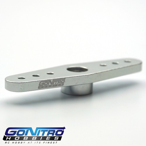 Go Nitro Hobbies 25T Aluminum 2 Way Servo Arm Silver Futaba / Savox | eBay