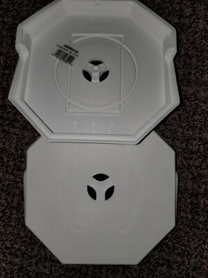 Siding Mounting Block Octagon for switch or hose bib 1/2" Lap white Lot ...