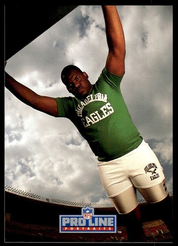 1992 Pro Line Football Card Antone Davis Philadelphia Eagles #350 | eBay