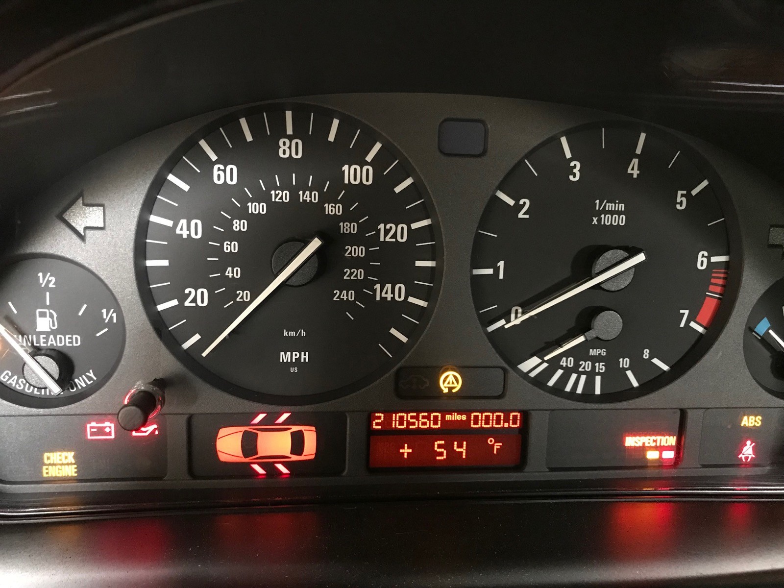 BMW E39 528i (1997-2000) OEM Speedometer Instrument Gauge Cluster ...