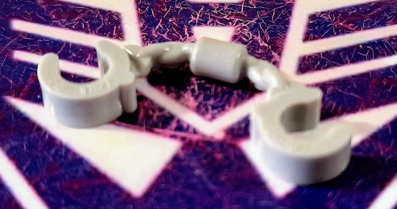 LEGO GREY HANDCUFFS SHACKLES PART | eBay