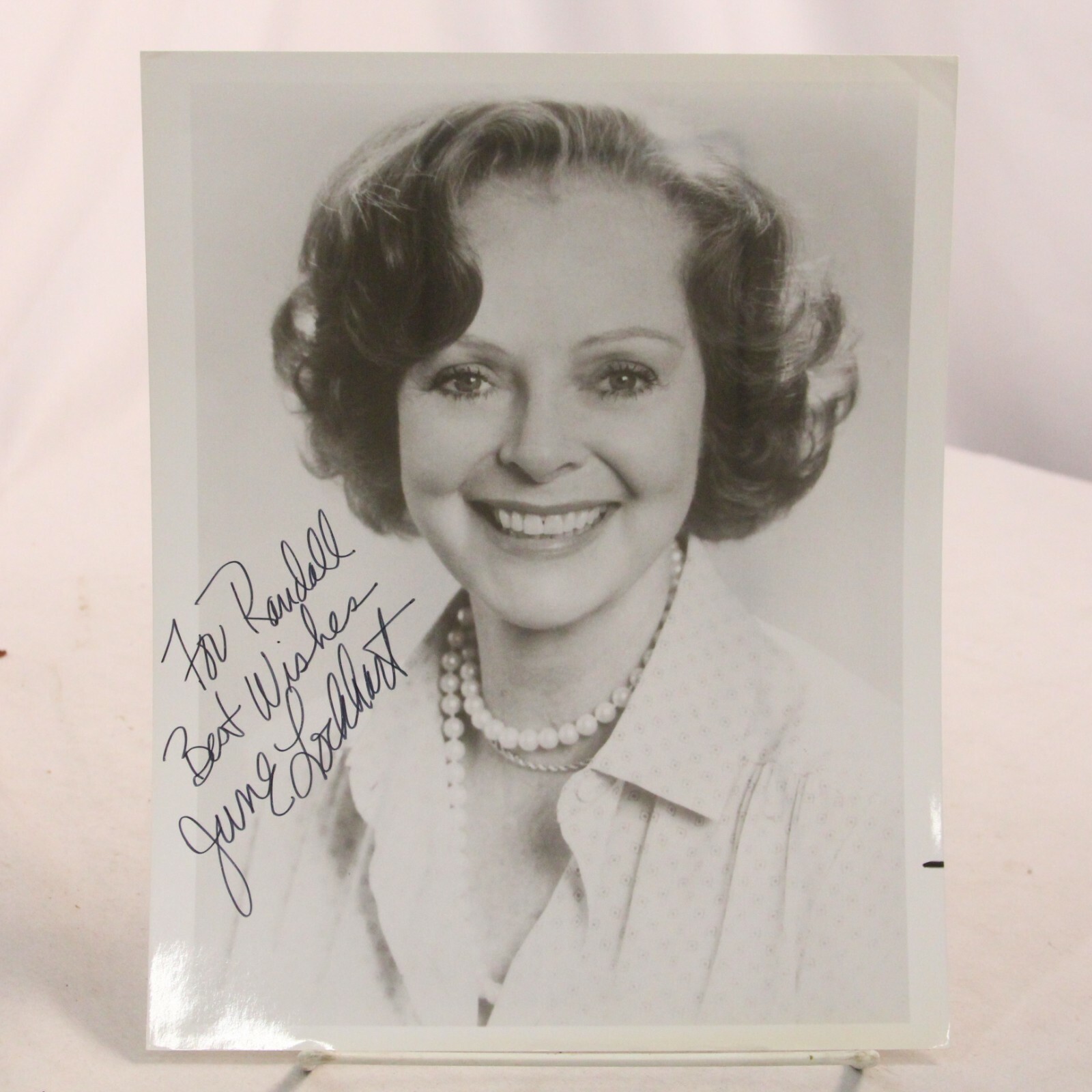 June Lockhart Hand Sign Autographed Photo Lost in Space Lassie | eBay