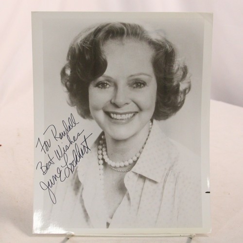 June Lockhart Hand Sign Autographed Photo Lost in Space Lassie | eBay