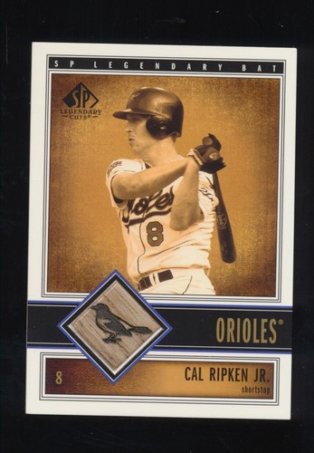 2002 SP Legendary Cuts Cal Ripken Jr. Bat Card | eBay