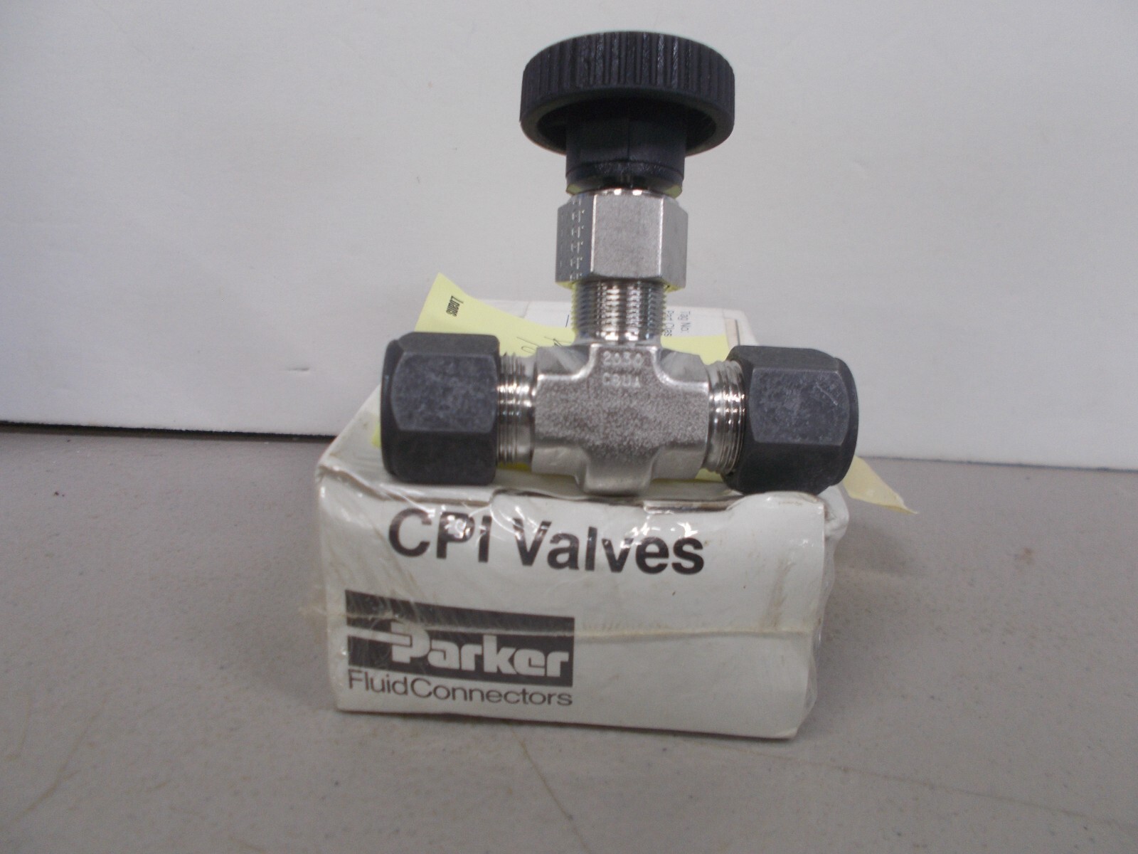4 PARKER FLUID CONNECTORS CPI VALVES PART # 8Z-V6LK-SS - NEEDLE VALVES ...