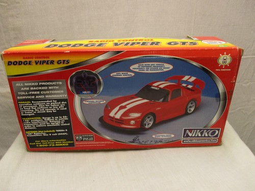 Nikko Dodge Viper GTS Radio Control RC Box Only 1/16 | eBay