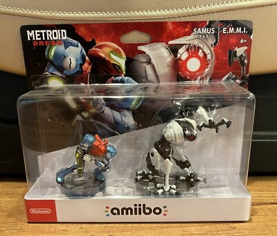 Metroid Dread Amiibo Figures Samus/E.M.M.I. 2-Pack | eBay