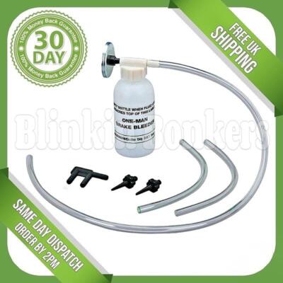 CAR BRAKE BLEEDING KIT FLUID BLEEDER BOTTLE VAN VEHICLE AUTOMOTIVE ...