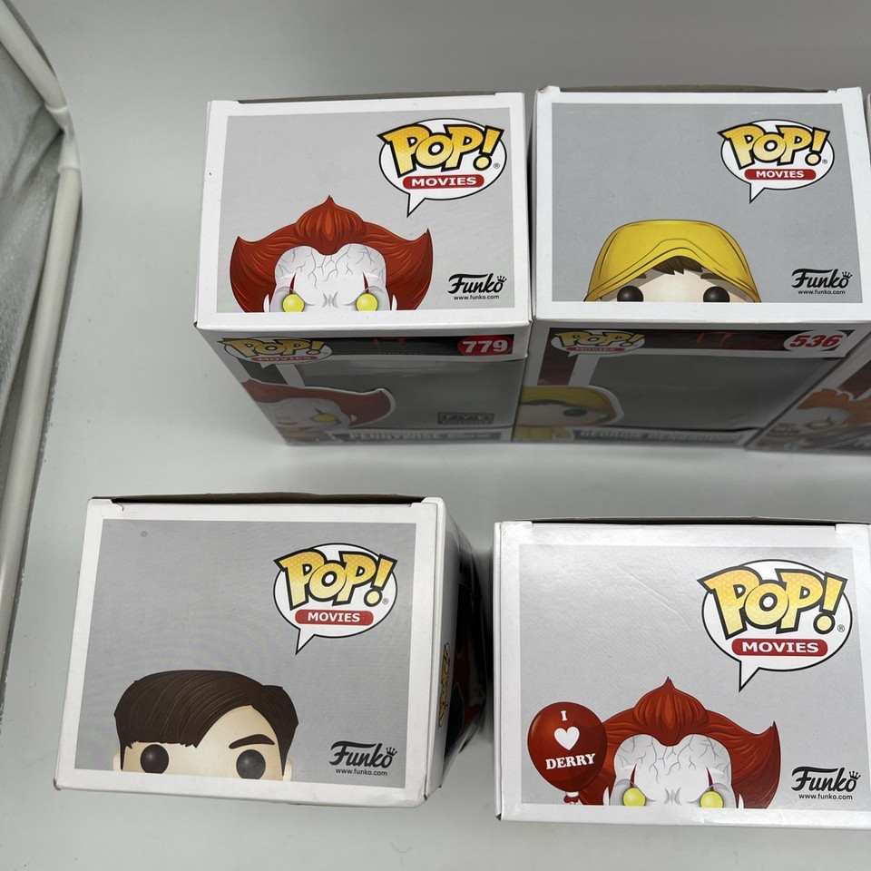 Funko Pop! IT Lot of 8 Pennywise George Bill Denbrough Mike Hanlon | eBay