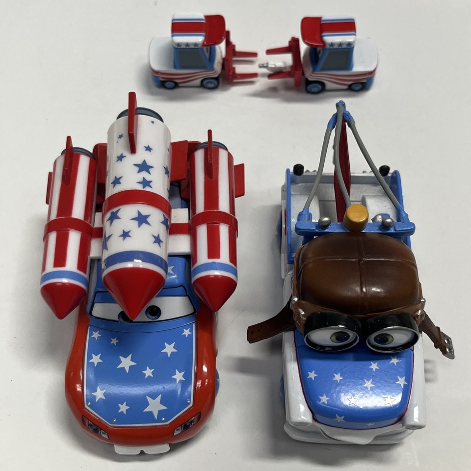 Disney Pixar Cars Super Stunt Show Mater Aviator Mater Die-Cast Lot of ...