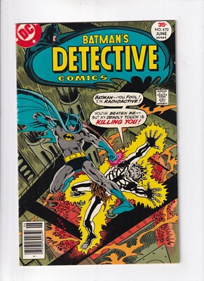 Detective Comics #470 DC Comics 1977 Dr. Phosphorous 1st Silver St ...