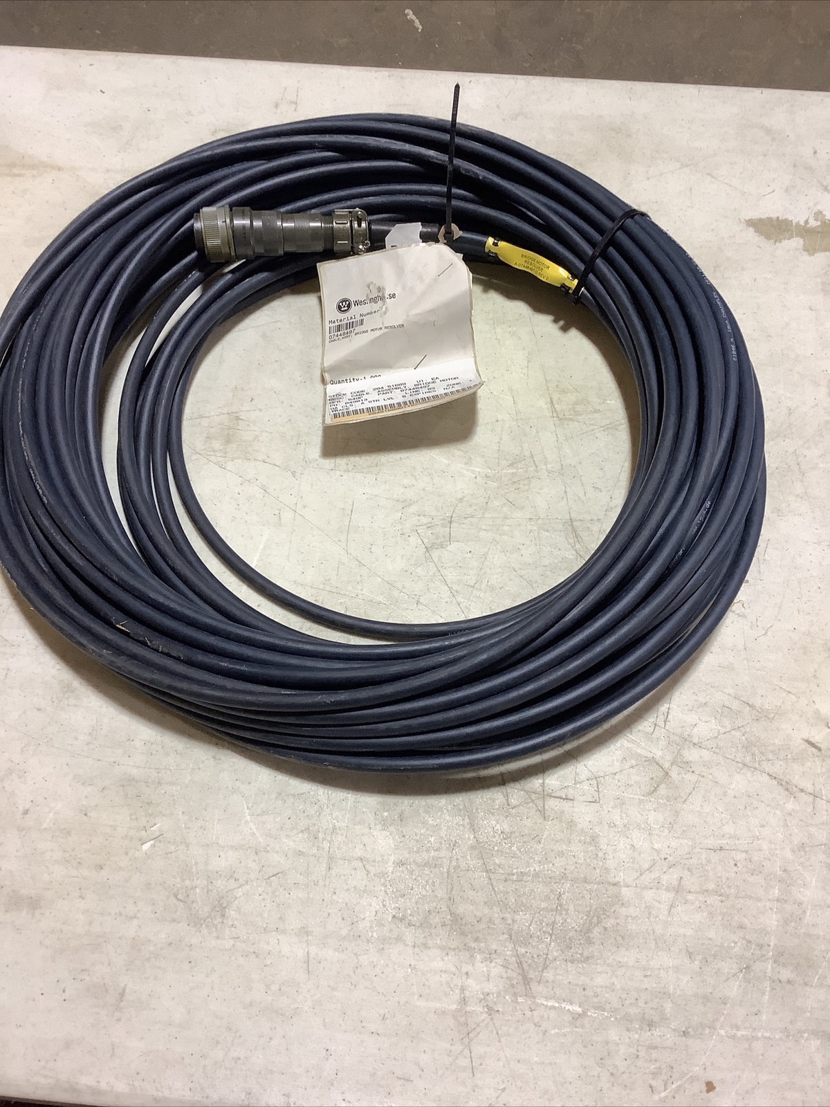Westinghouse Cable,Assy,Bridge Motor Resolver 07448497 | eBay