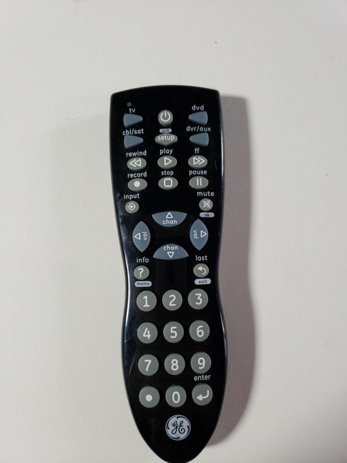 GE 02150-V2 1145 Universal Remote Control for TV CBL/SAT DVR/AUX DVD | eBay
