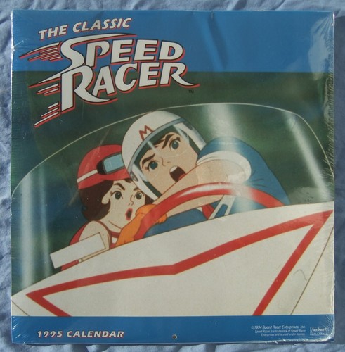 1995 The Classic Speed Racer Cartoon Show Calendar Still Sealed, Unused ...
