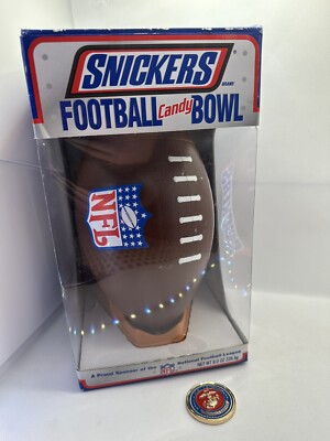 Vintage NIB 2003 SNICKERS NFL Football Snack Candy Bowl Kicking Tee ...