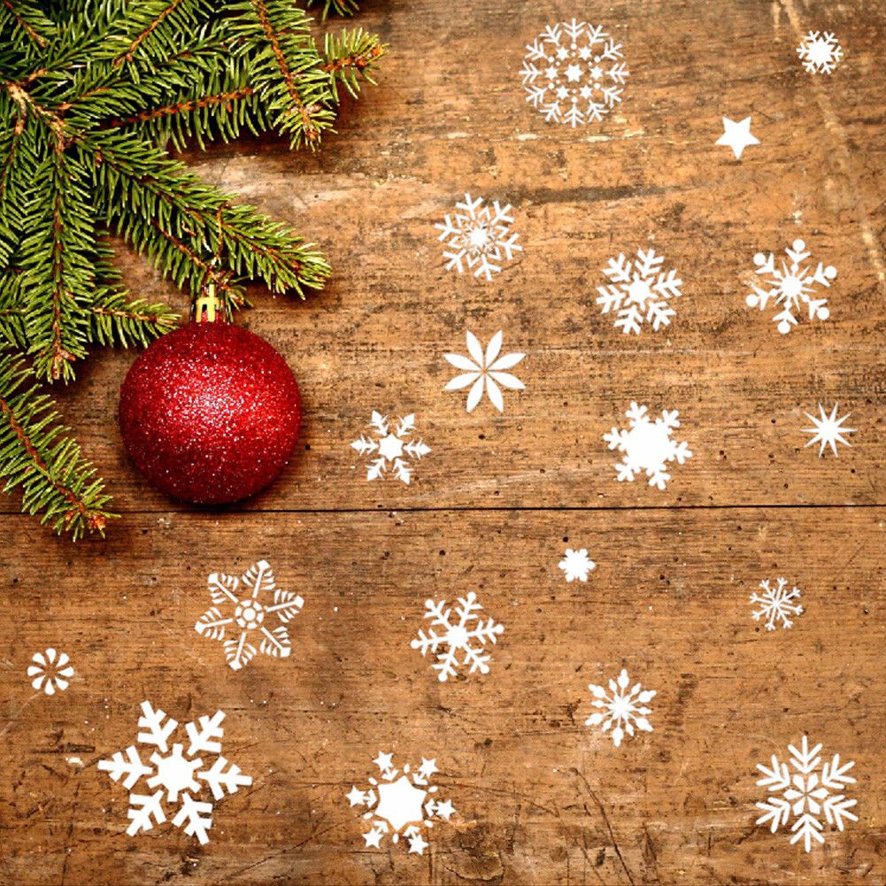 Christmas Hollow Snowflake Shape DIY Stencil Wall Painting Scrapbook ...