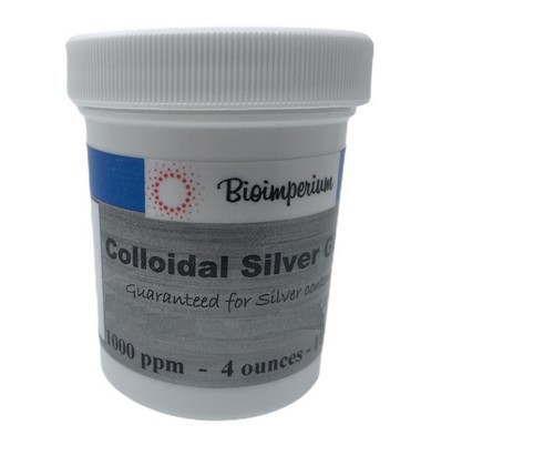 1000 ppm colloidal silver gel 4 oz ounces nano sized - no scents or ...