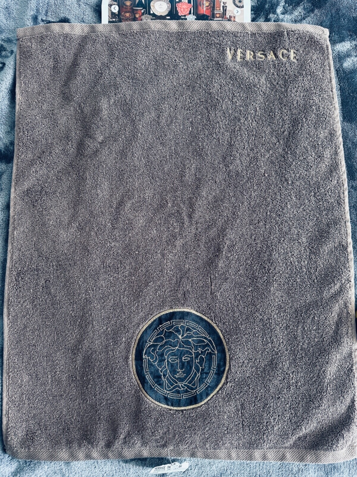VERSACE TOWEL MEDUSA w Versace TAGS AUTHENTIC ORIGINAL NEW no box | eBay