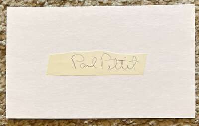 Paul Pettit signed cut - Pirates debut 1951 | eBay