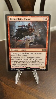 Magic: The Gathering WoE - x1 Raging Battle Mouse 143 Rare | eBay