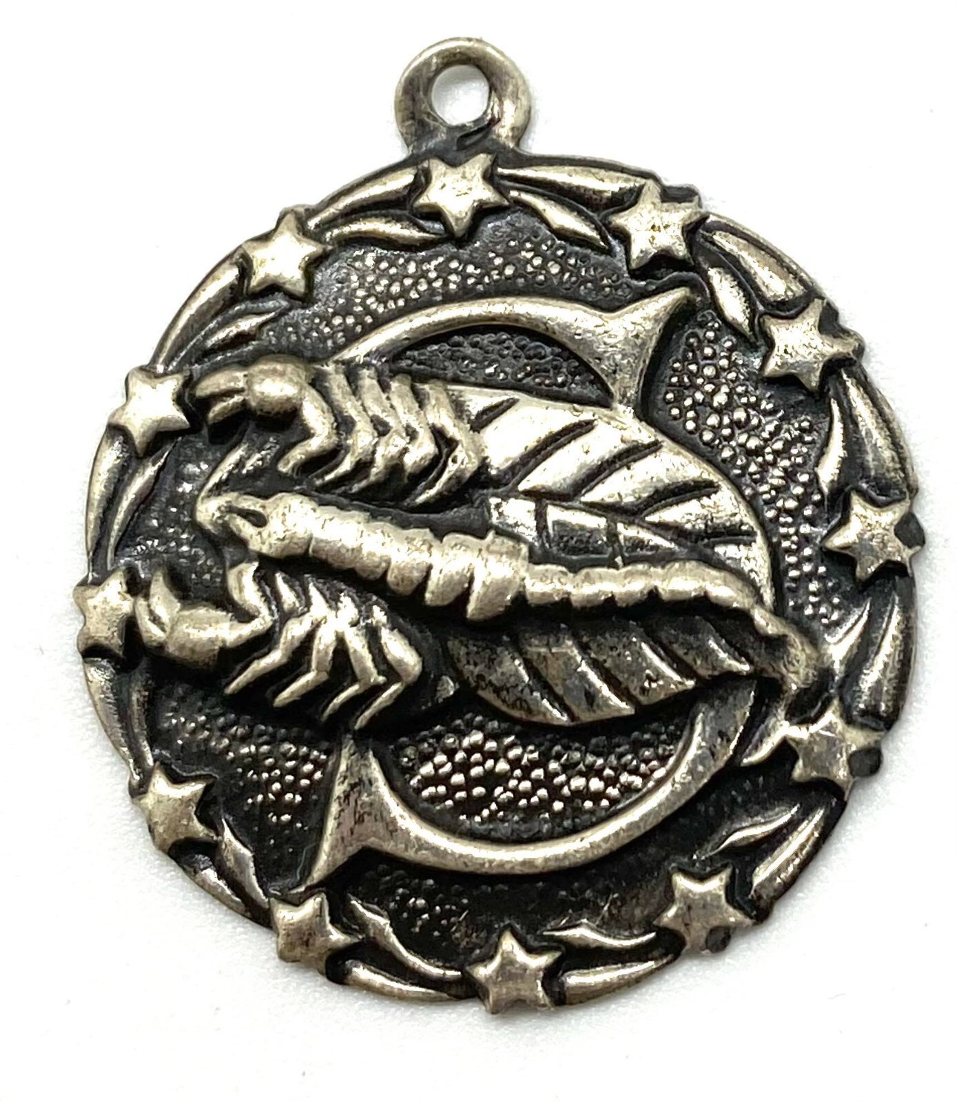 Star Scorpion Scorpio Letter S Sterling Silver 925 Pe… - Gem