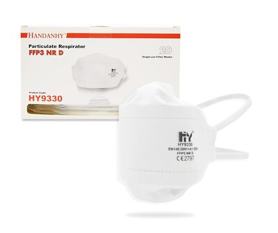 LOW PRICE - Handanhy FFP3 Face Mask - HY9330 - Pack of 20 (Individually ...