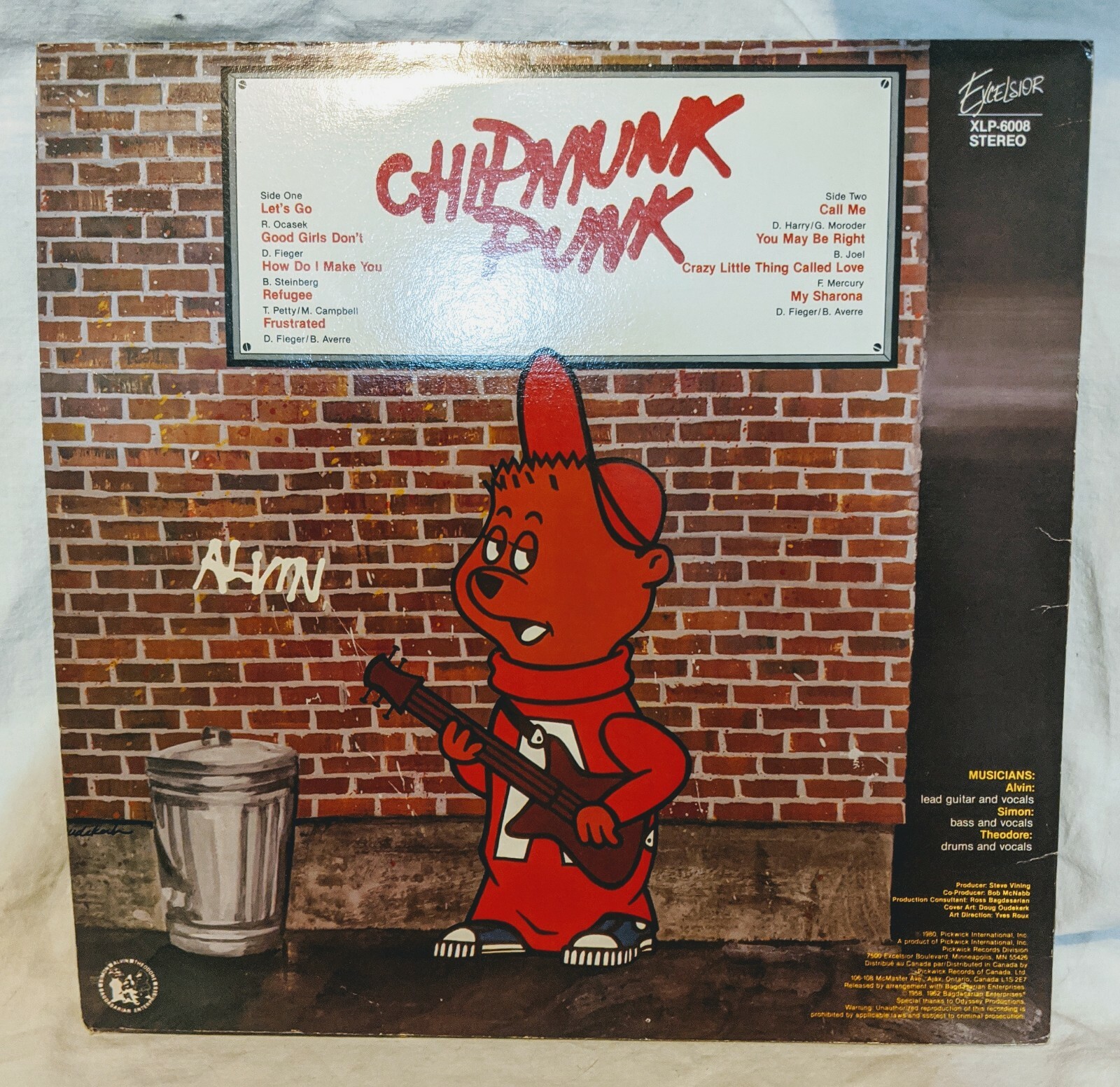 Chipmunk Punk 1980 Vinyl New Wave 80s Blondie Queen Cars Petty Knack | eBay