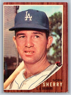 SET BREAK 1962 Topps Vintage Baseball #238 Norm Sherry Los Angeles ...