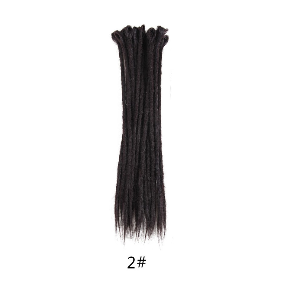 5PCS 20" 24" Dreadlocks Extensions Synthetic Single Ended Dreads SE ...
