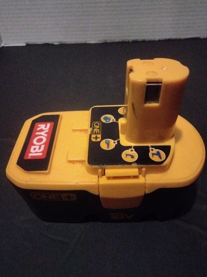 Ryobi P100 18V ONE+ Battery - Black Yellow Tested 601707335510 | eBay