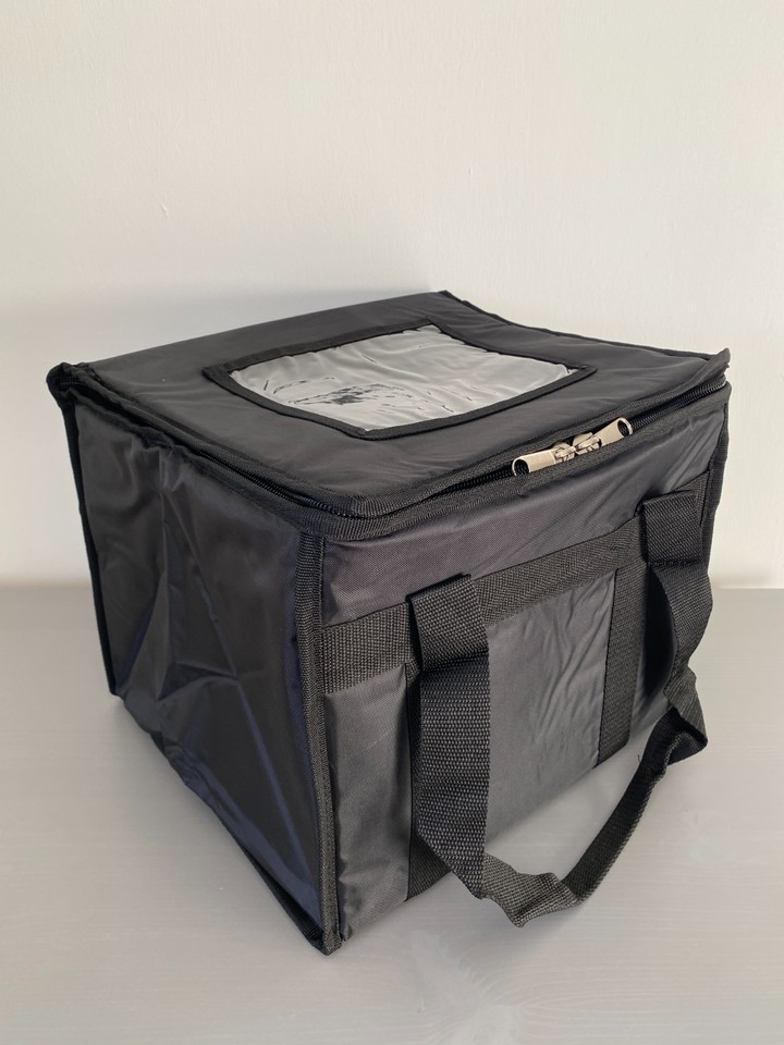 Food delivery bag Litre Black Just Eat Deliveroo Uber Bags Thermal ...