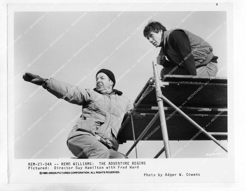 o26603 1985 orig photo director Guy Hamilton, Fred Ward film Remo ...