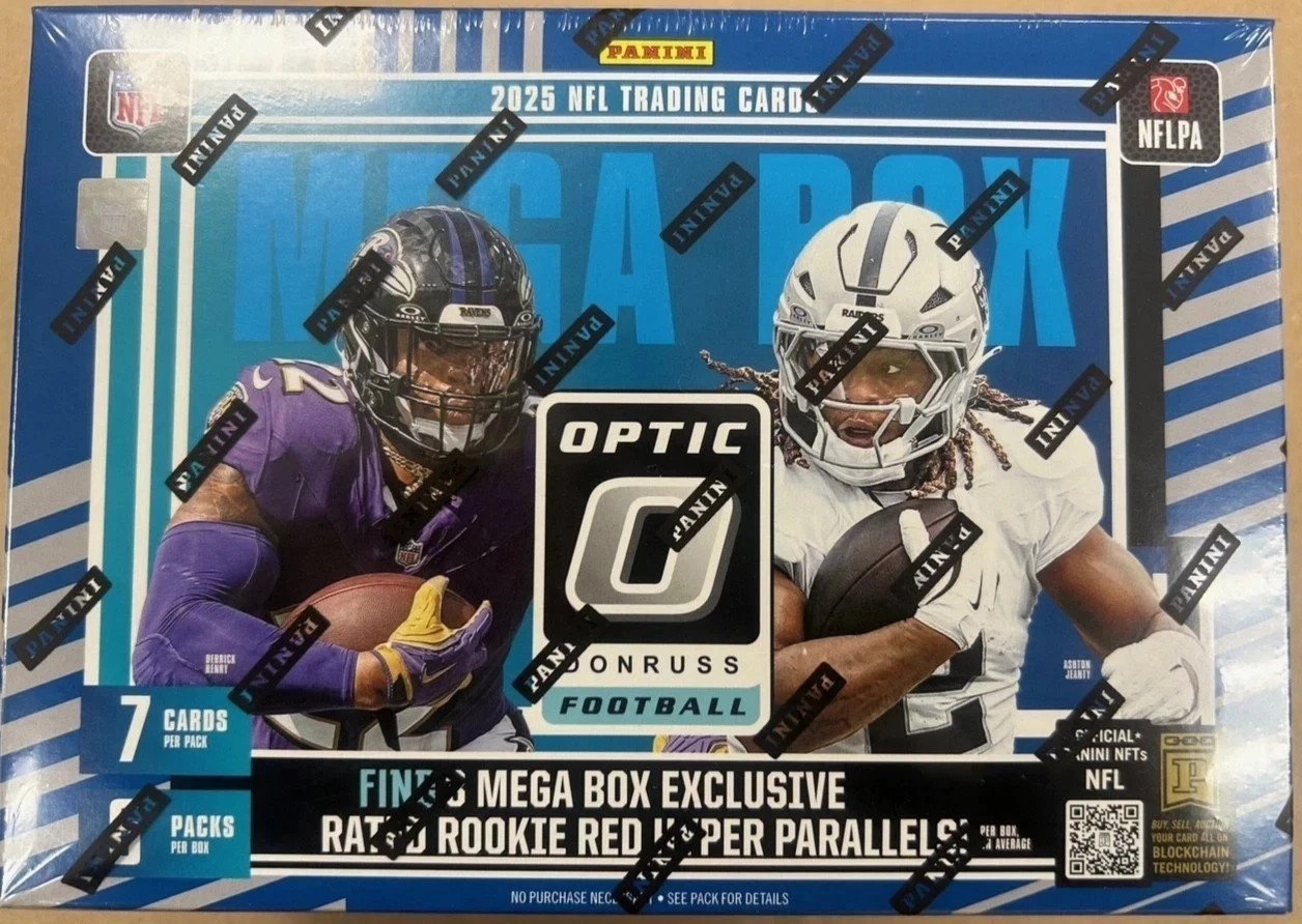 2025 Panini Donruss Optic Football Factory Sealed HOBBY MEGA Box ~ (6 ...
