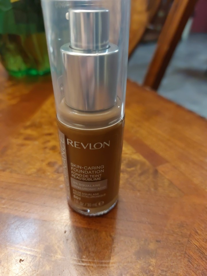 Revlon Illuminance Skin Caring Liquid FOUNDATION Shade 501 Toasted ...