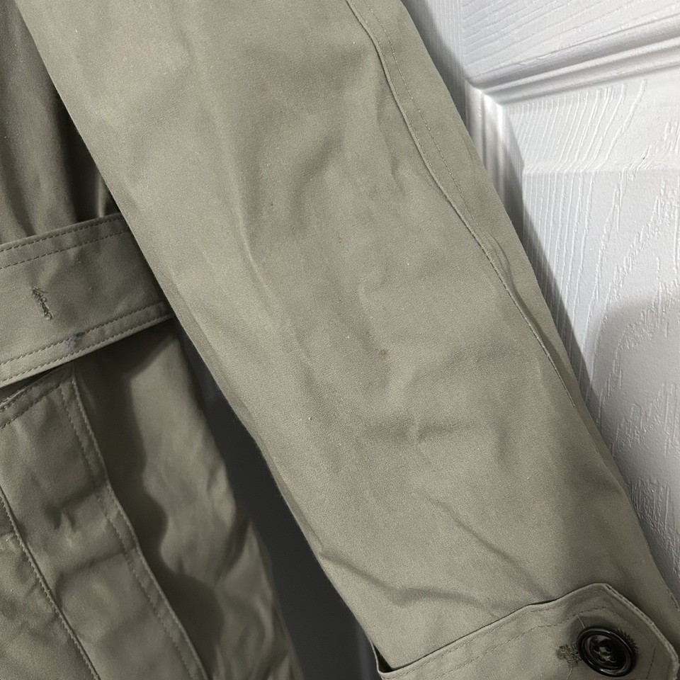 USMC Issue All Weather Trench Coat 38R Slight Use | eBay