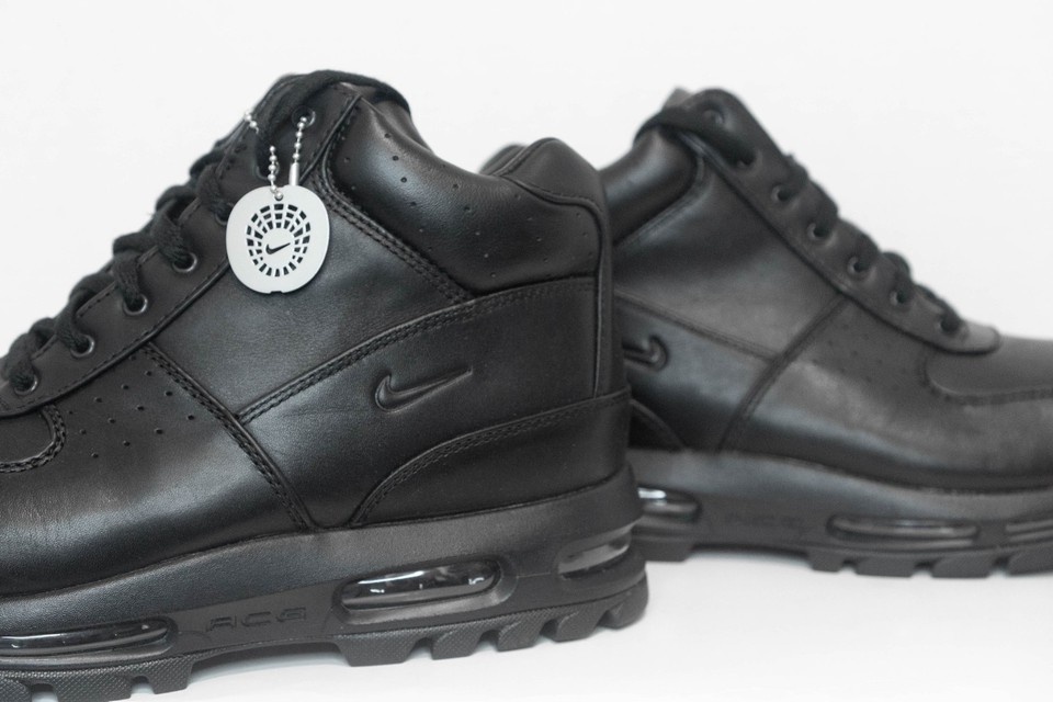 NIKE AIR MAX GOADOME WINTER BOOTS TRIPLE BLACK (865031 009) New | eBay